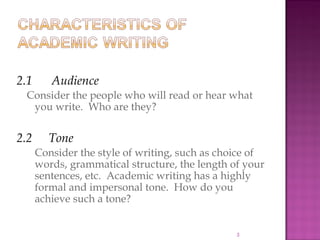 Basics academicwriting ｭ | PPT