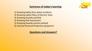 Basic safety introduction | PPTX