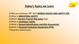 Basic safety introduction | PPTX