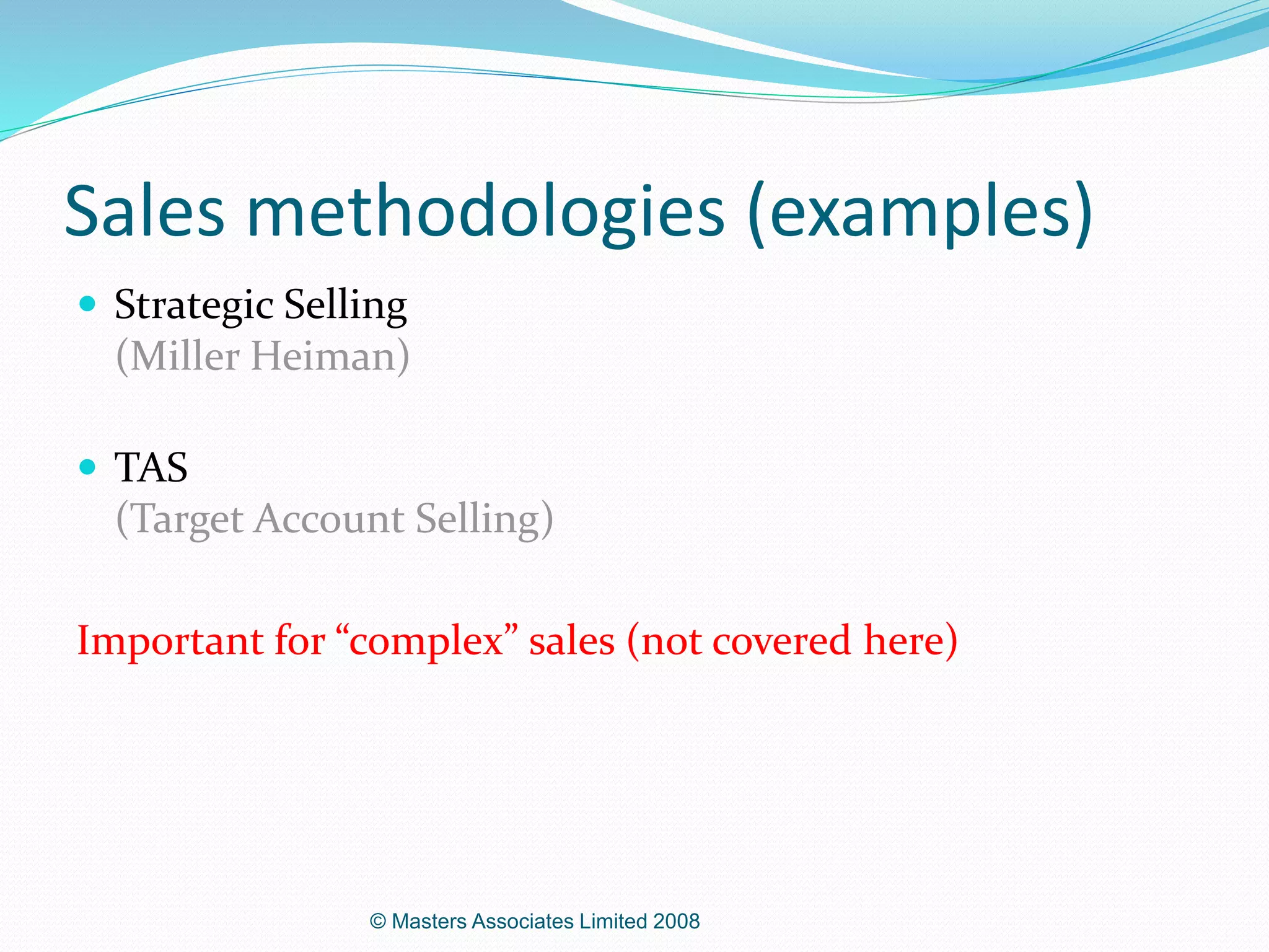 Basic sales skills | PPTX