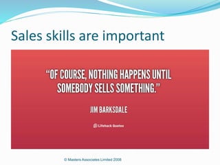 Basic sales skills | PPTX