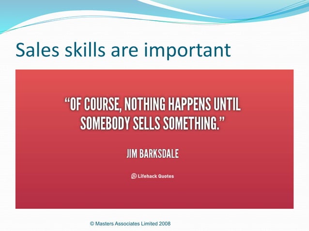 Basic sales skills | PPTX