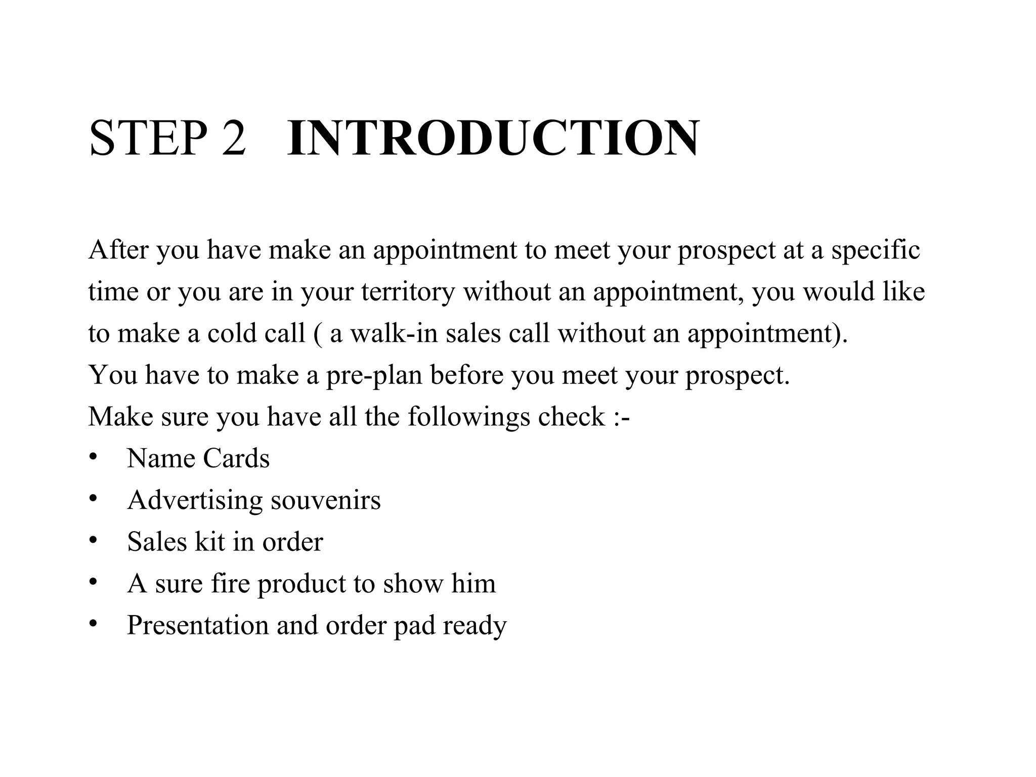 Basic sales training | PPT