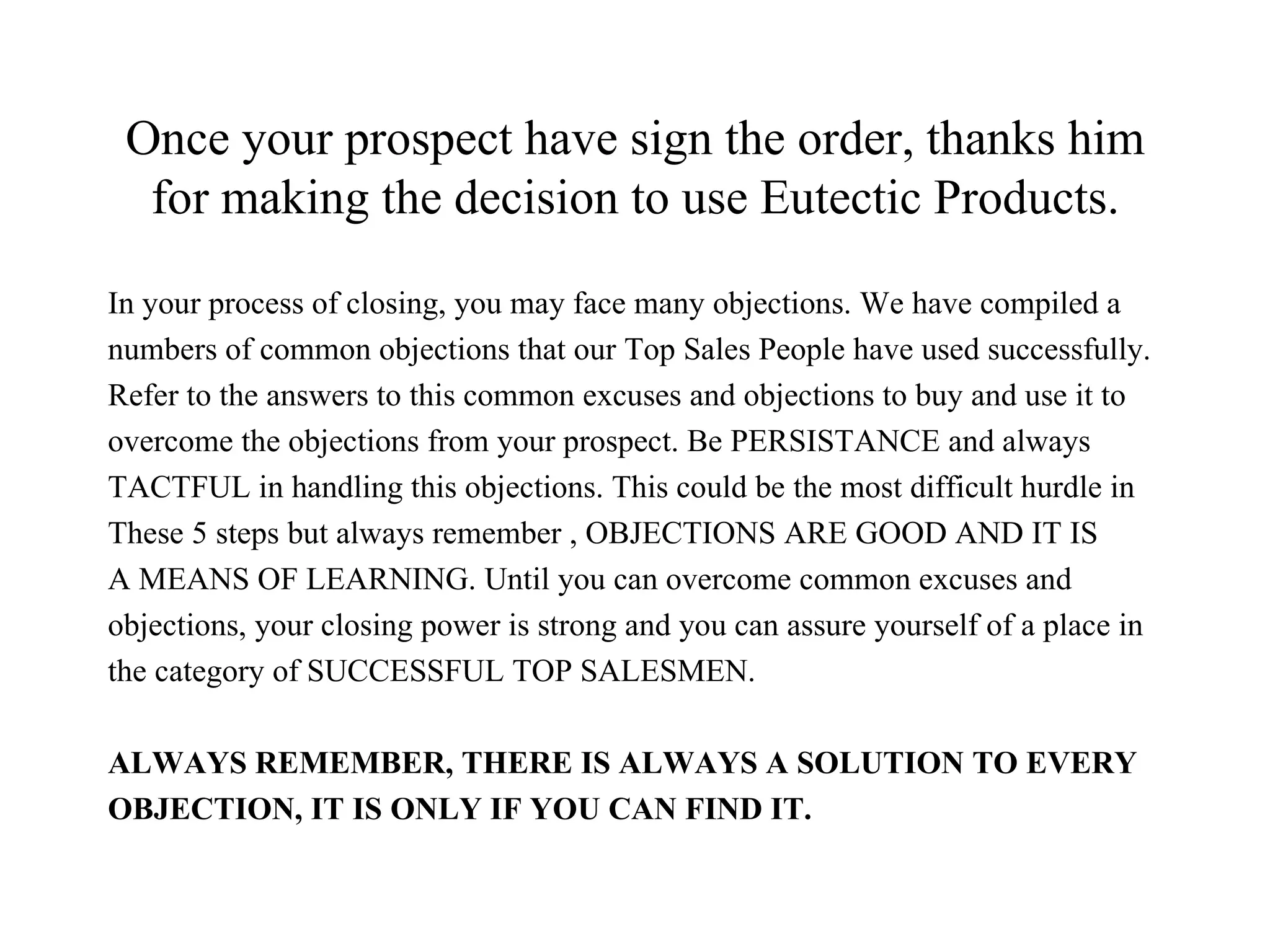 Basic sales training | PPT