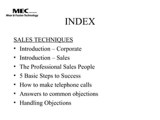 Basic sales training | PPT