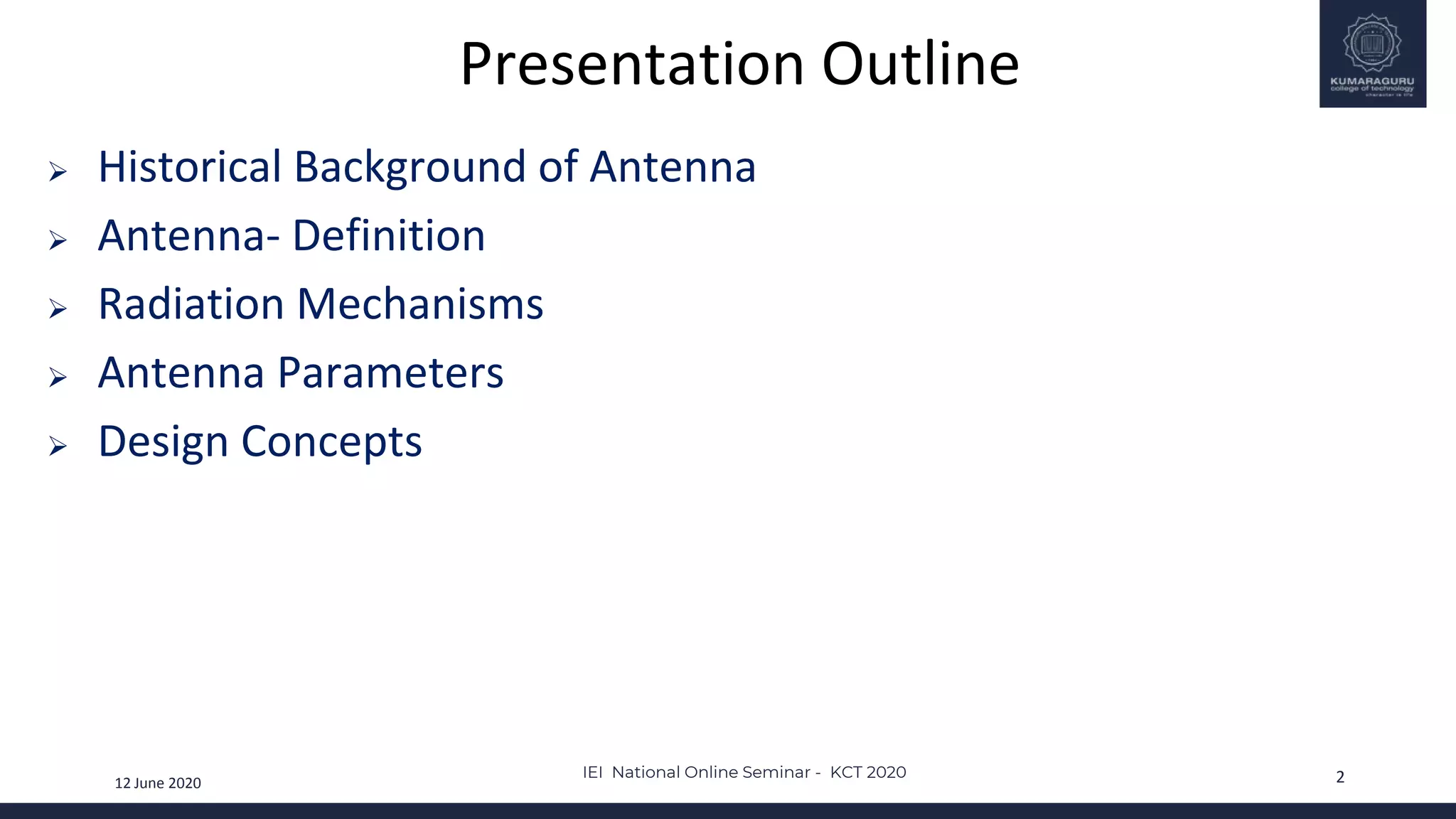 Basics and design of antenna | PPTX