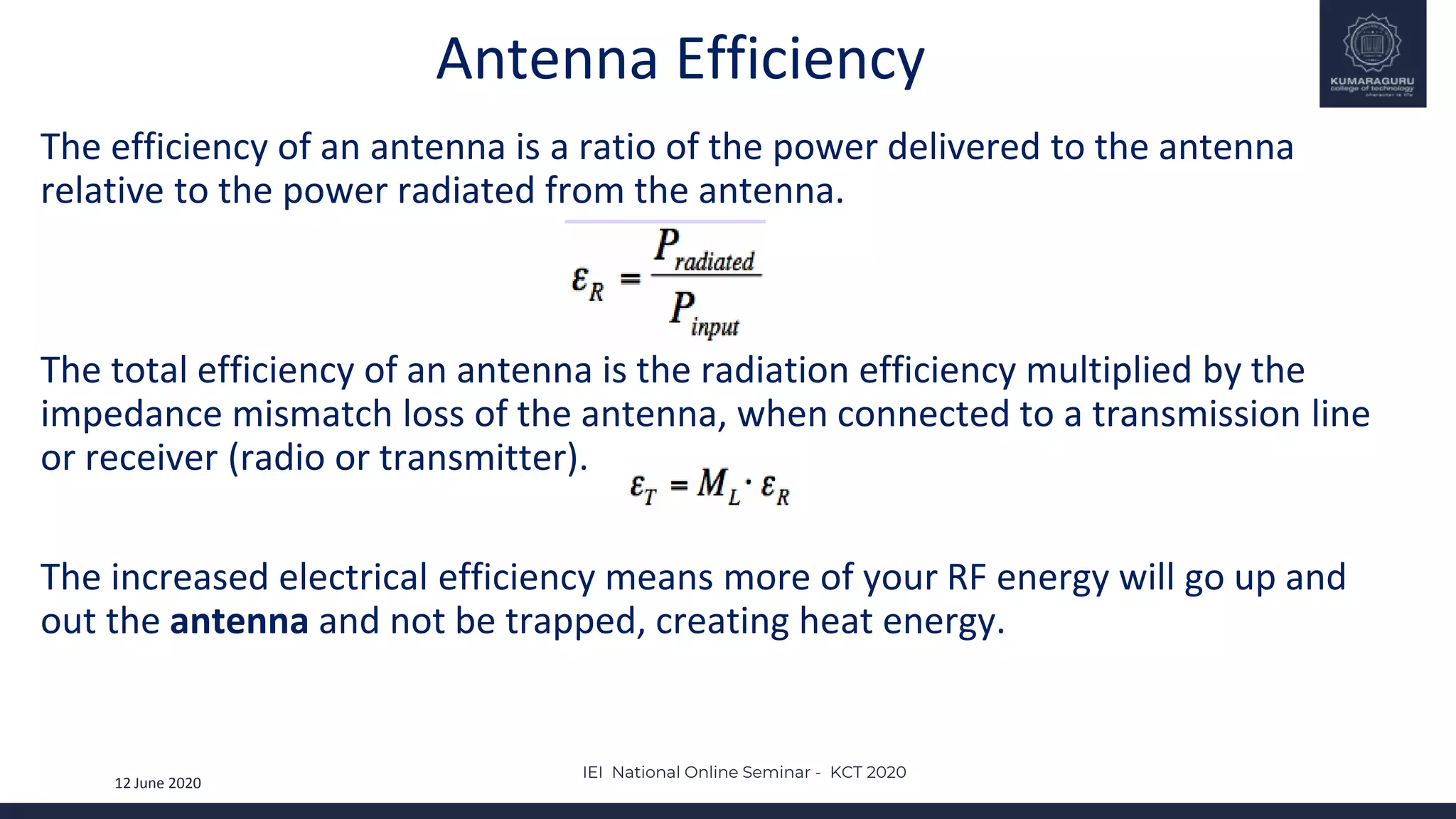 Basics and design of antenna | PPTX