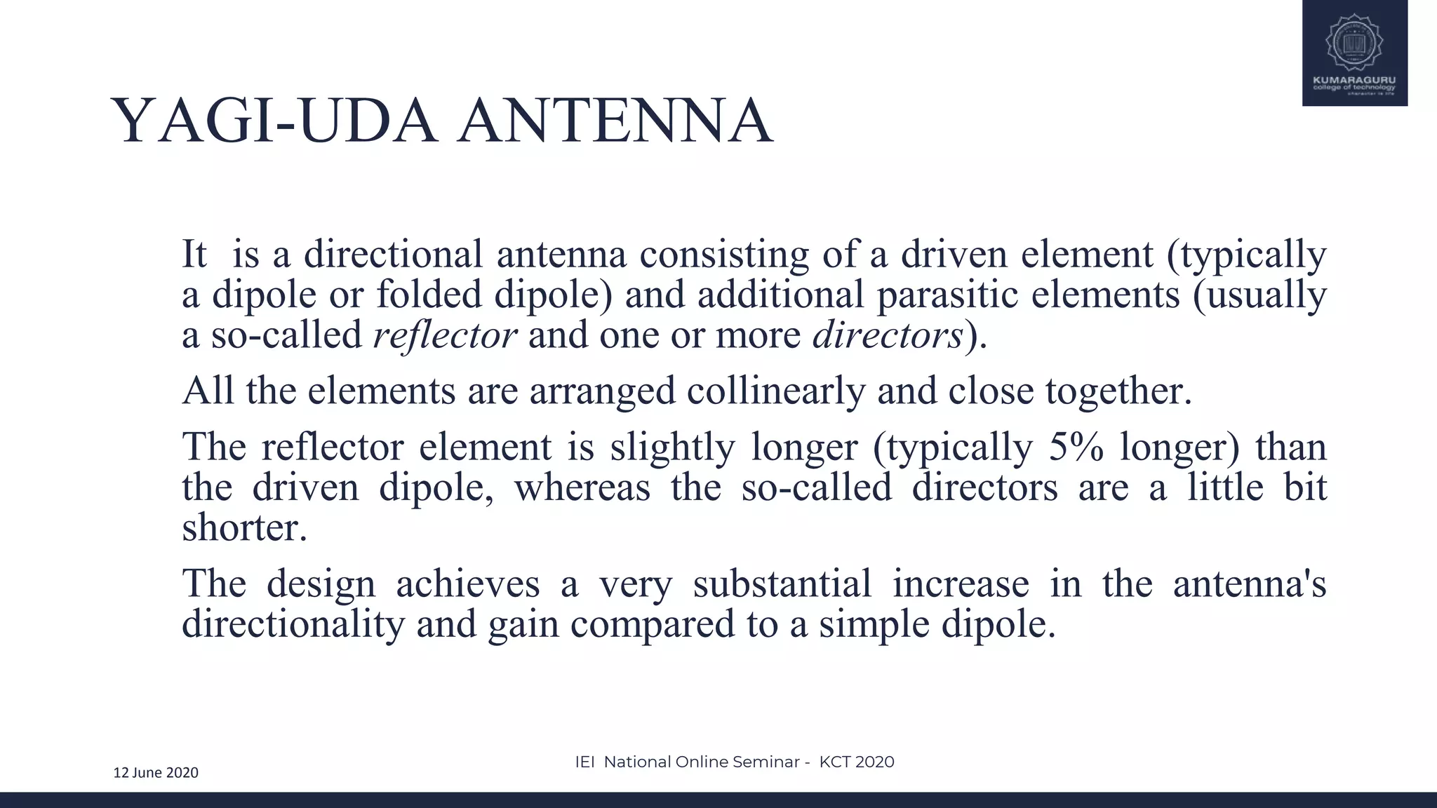 Basics and design of antenna | PPTX