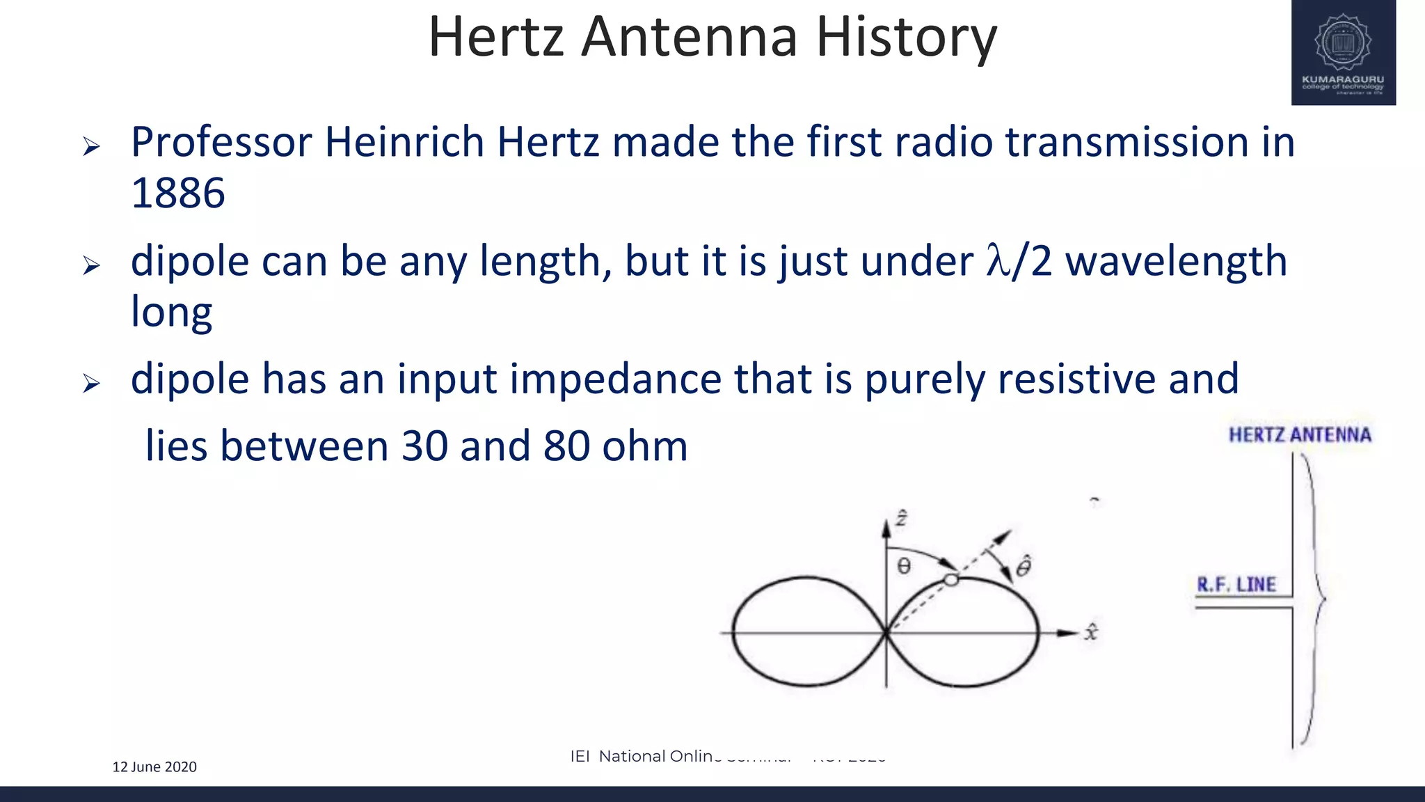 Basics and design of antenna | PPTX