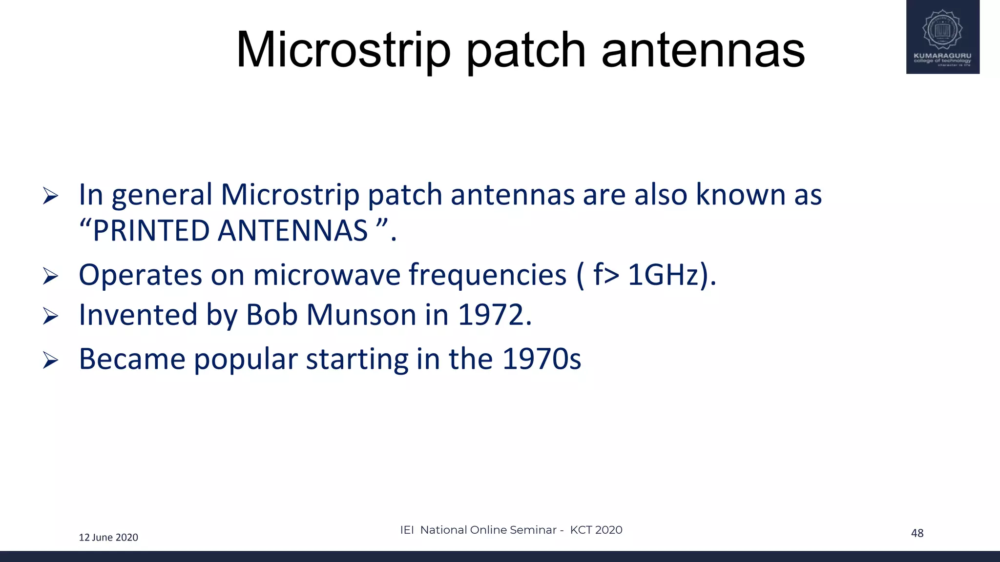 Basics and design of antenna | PPTX | Physics | Science
