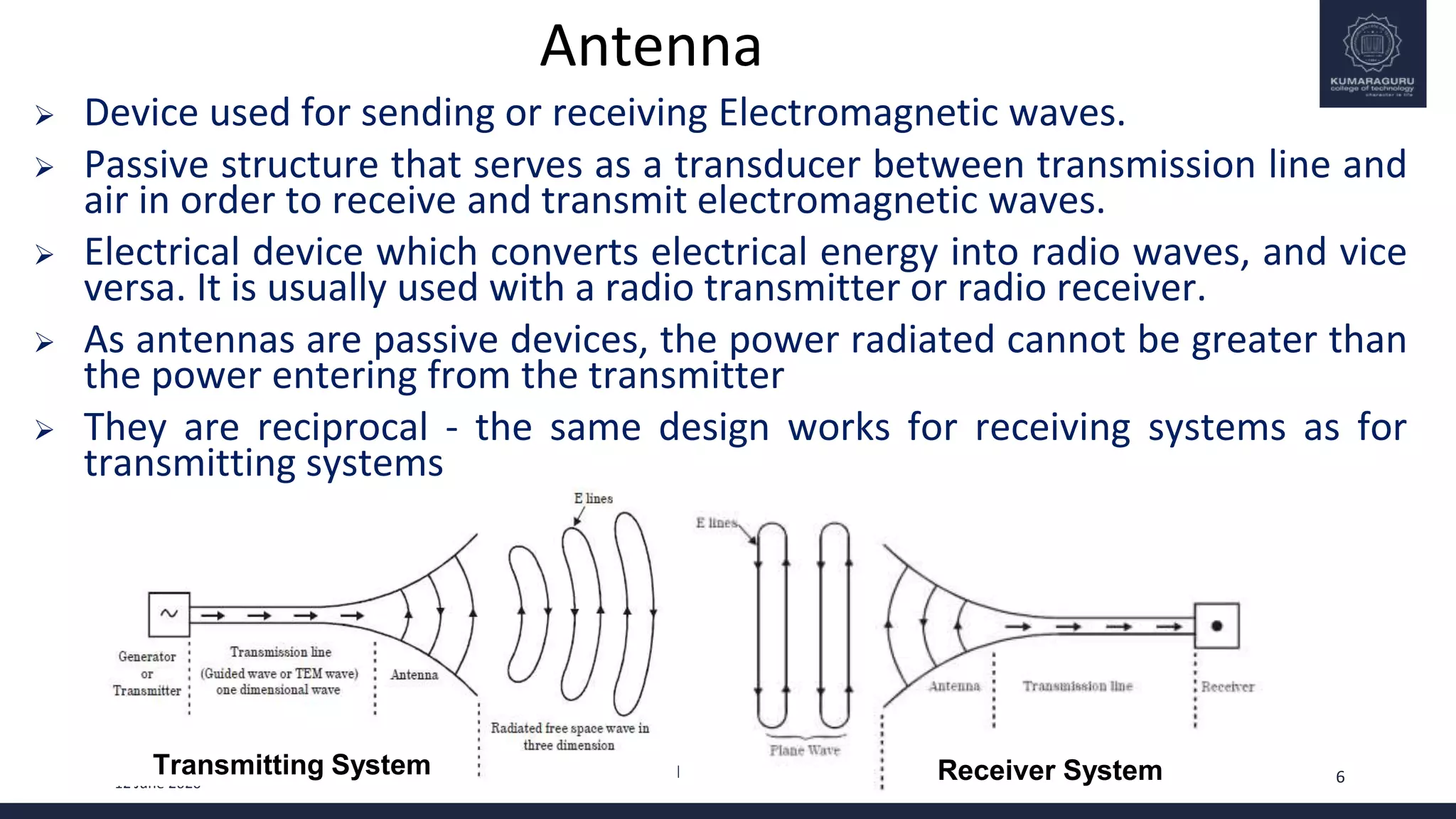 Basics and design of antenna | PPTX