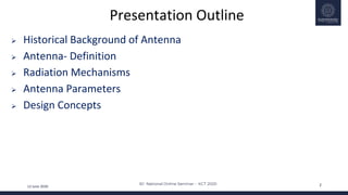 Basics and design of antenna | PPTX