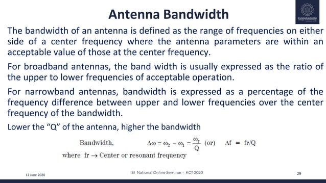 Basics and design of antenna | PPTX | Physics | Science
