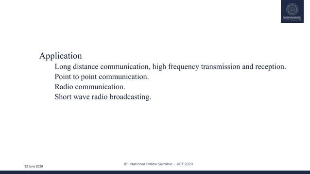 Basics and design of antenna | PPTX | Physics | Science