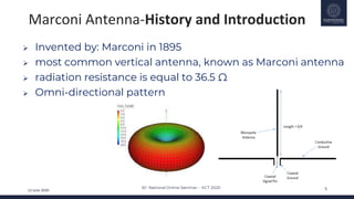 Basics and design of antenna | PPTX