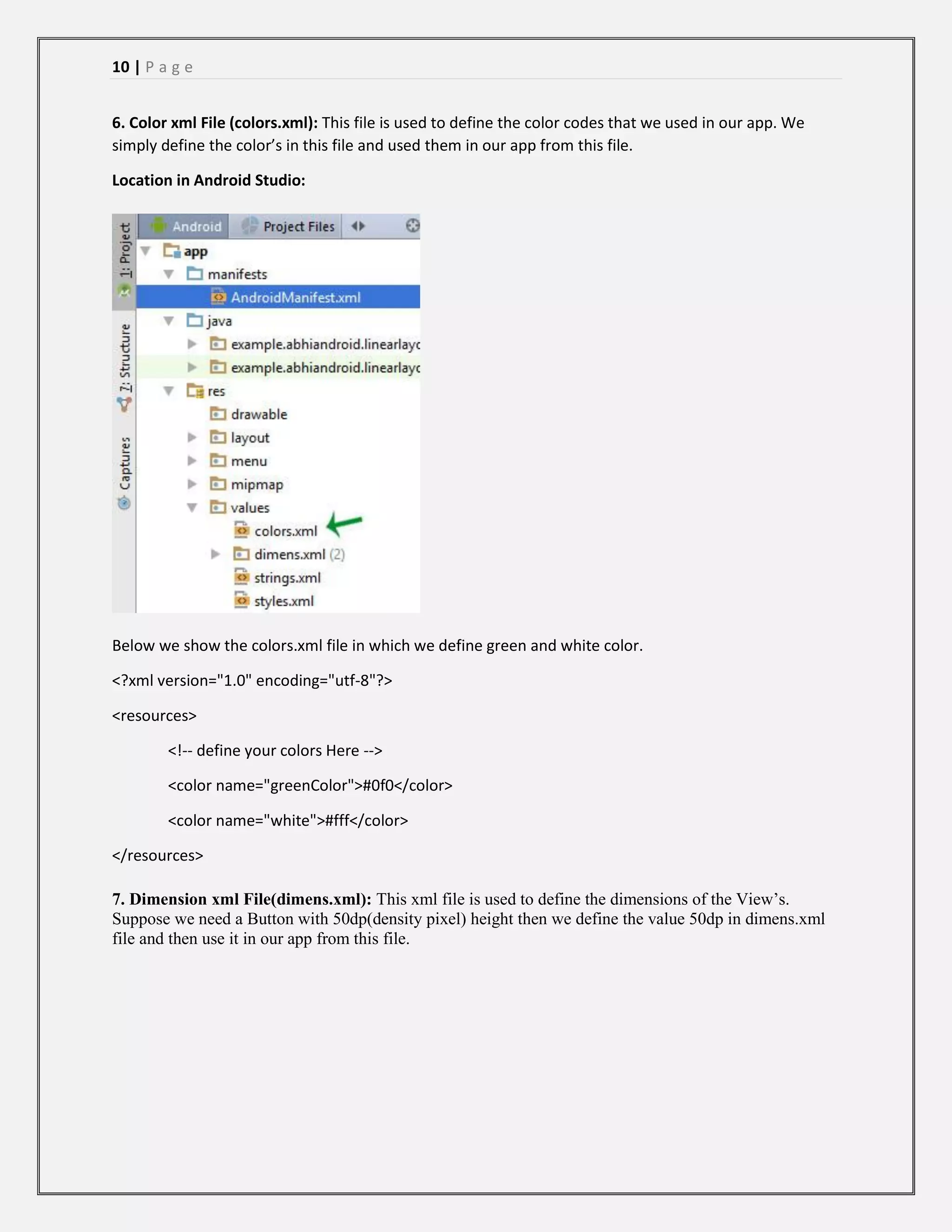 Basics And Different Xml Files Used In Android Pdf