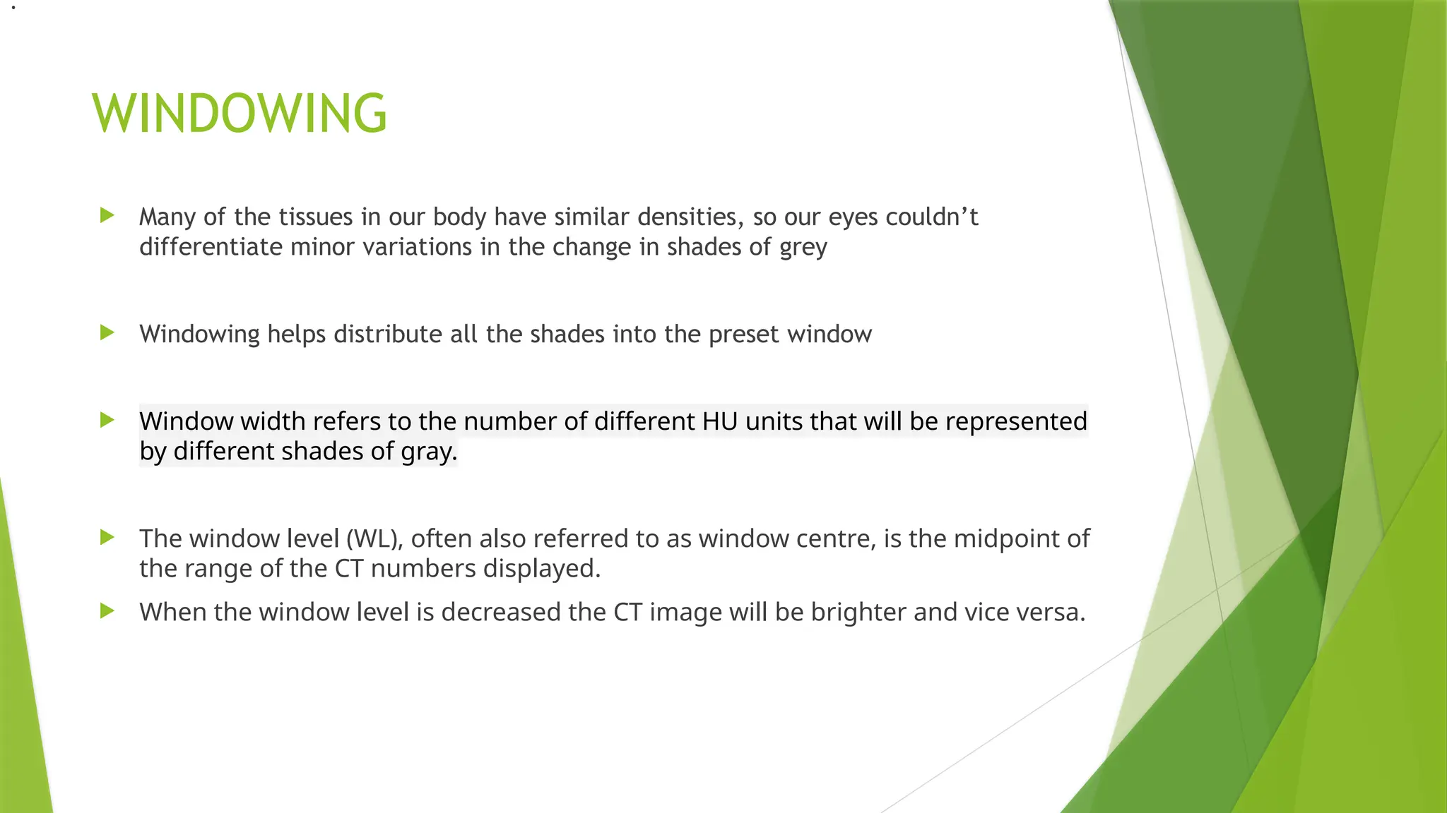 BASICS AND PRINCIPLES OF CT SCAN and windowing.pptx