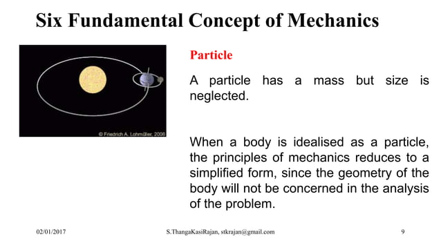 Basics and statics of particles unit i - GE6253 PPT | PPSX | Physics ...