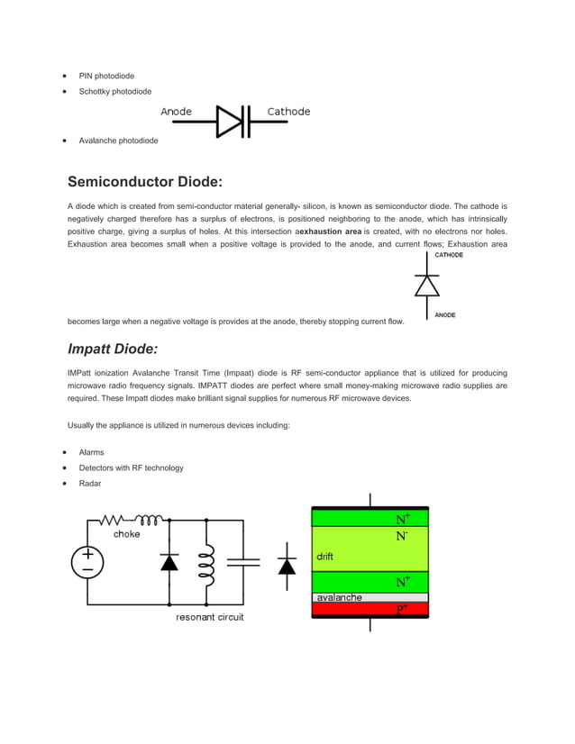 Basics and types_of_diodes | PDF | Technology & Computing