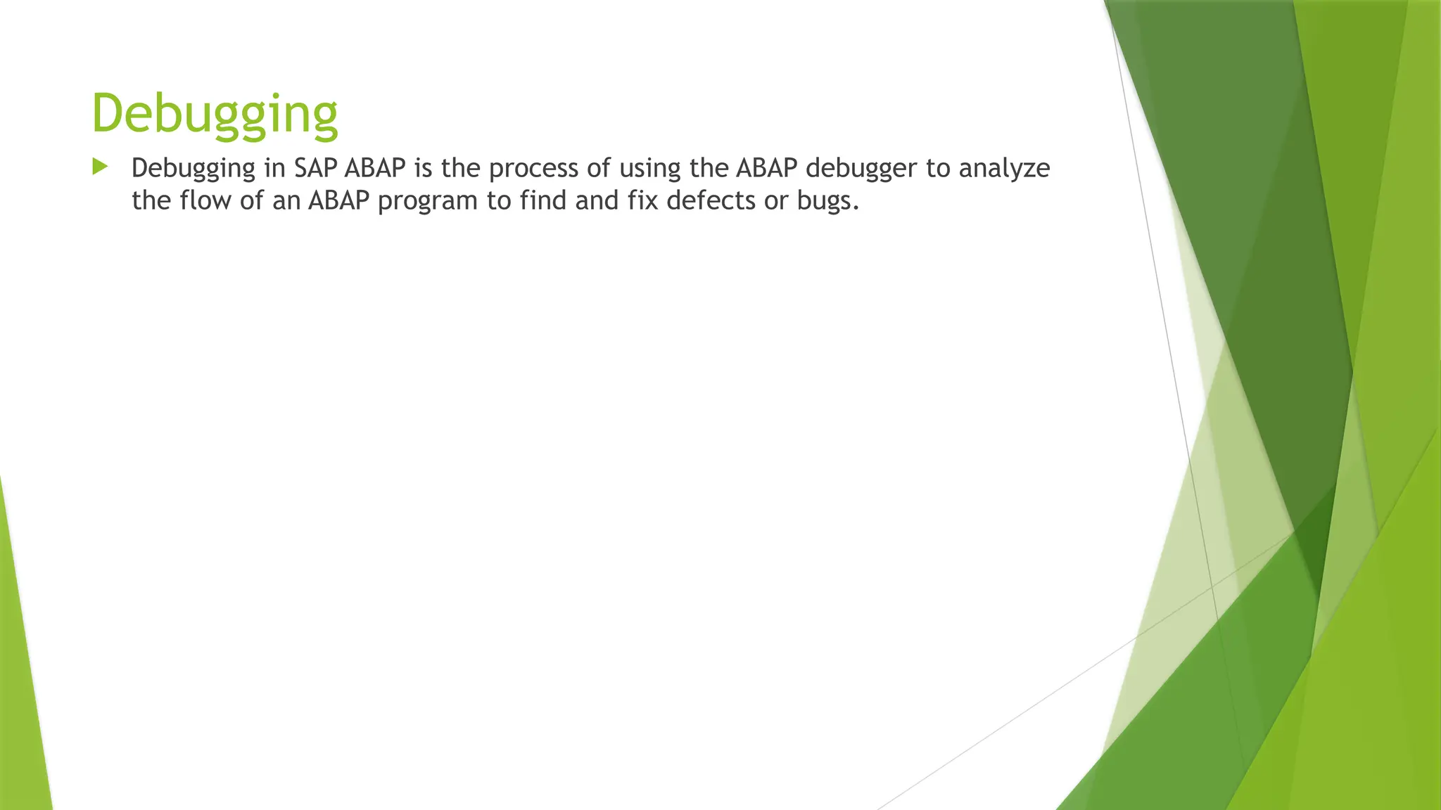 Basic SAP S4 ABAP for SAP functional.pptx Basic SAP S4 ABAP for SAP functional.pptx