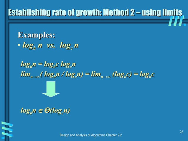 Basics & asymptotic notations | PPT | Programming Languages | Computing