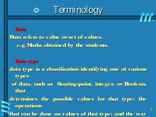 Basics & asymptotic notations | PPT