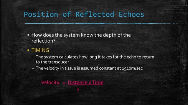 Basics/Physics of Echocardiography | PPTX