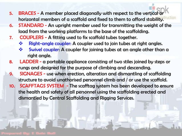 Basic Scaffolding Awareness | PPTX | Track and Field | Sports