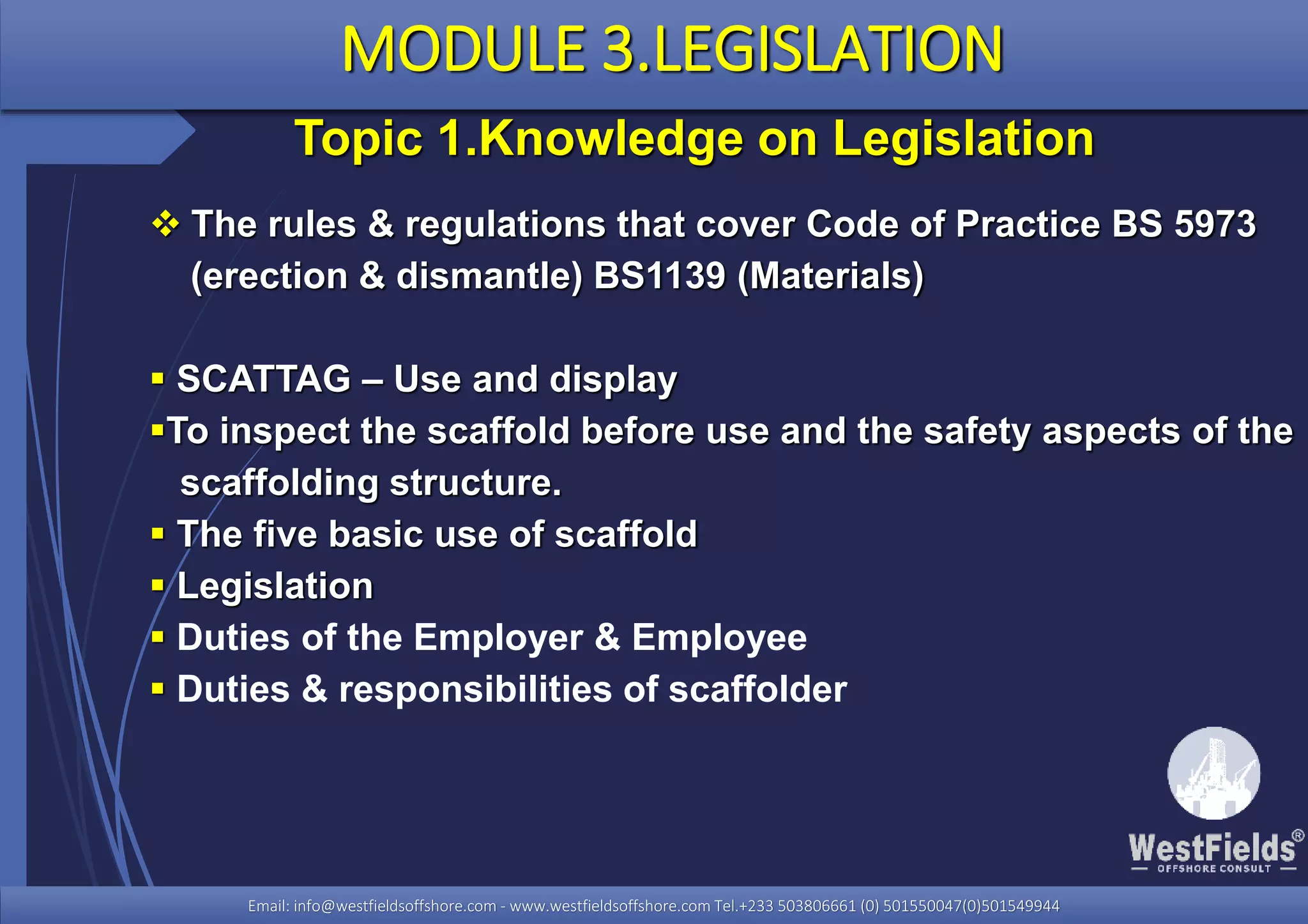 scaffold level 1 & 2 | PPTX