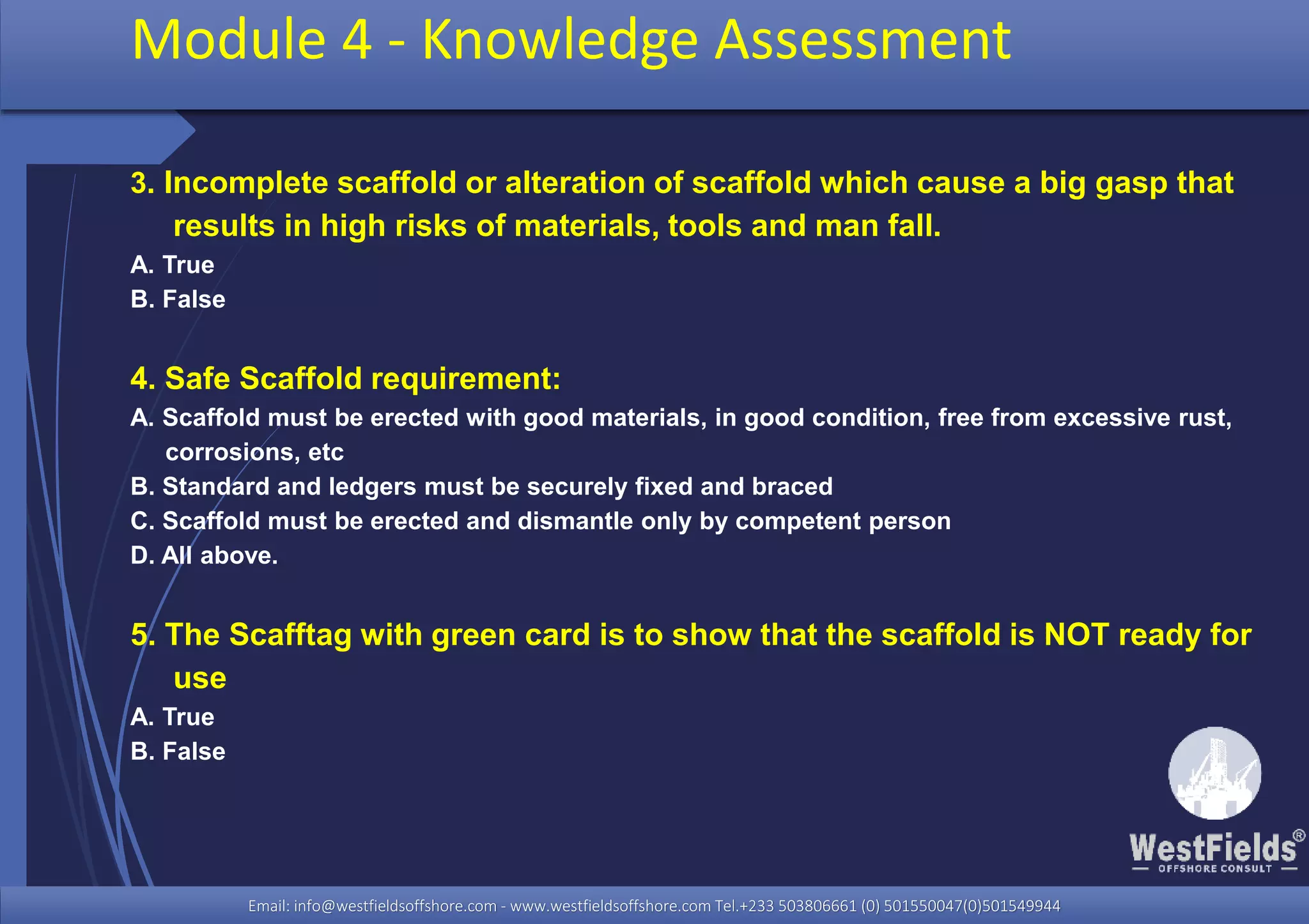 scaffold level 1 & 2 | PPTX