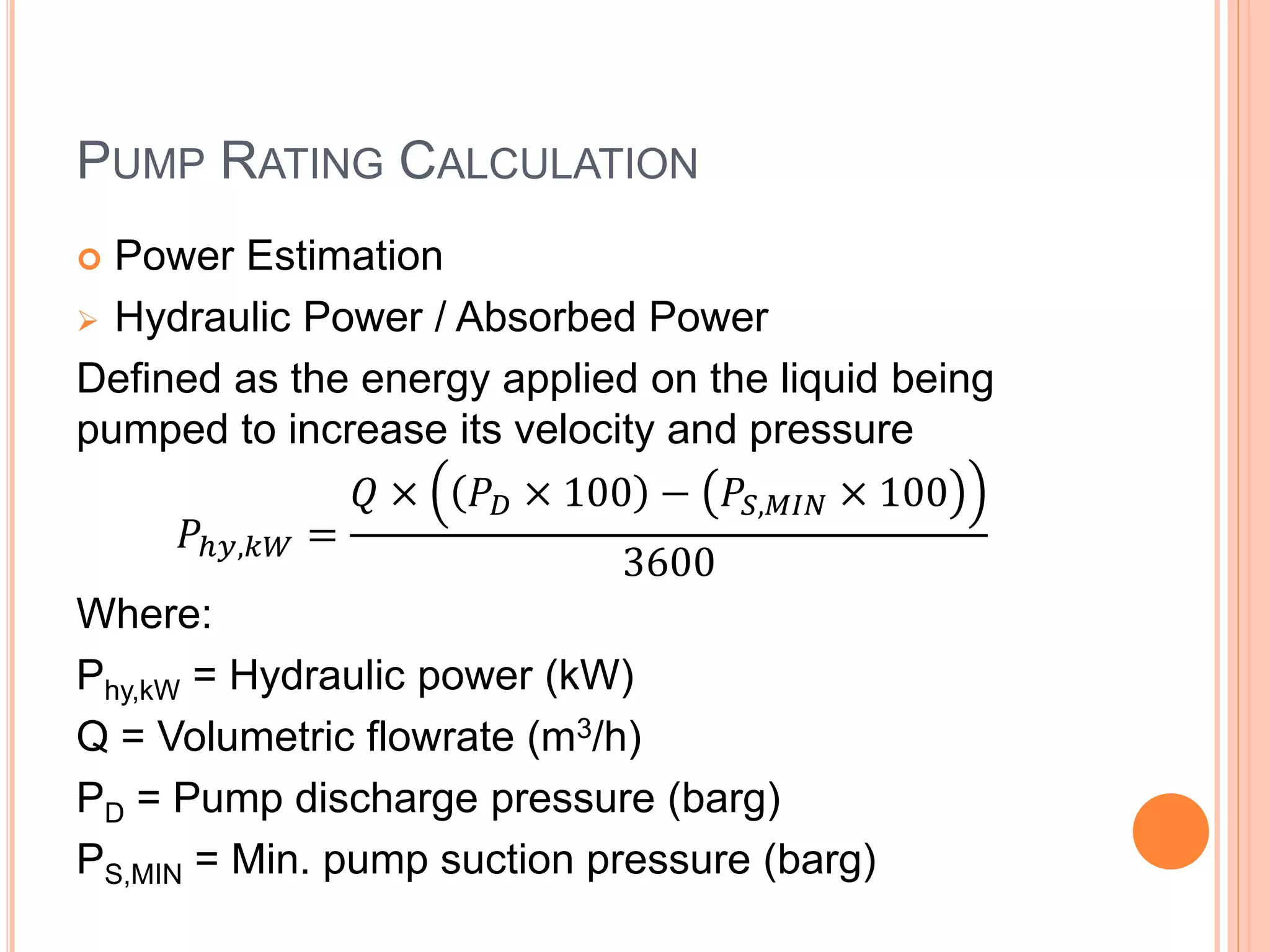 Basics of Centrifugal Pump | PPTX