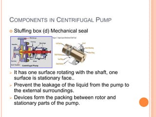 Basics of Centrifugal Pump | PPTX