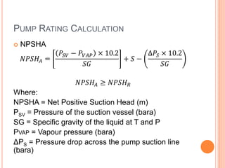 Basics of Centrifugal Pump | PPTX