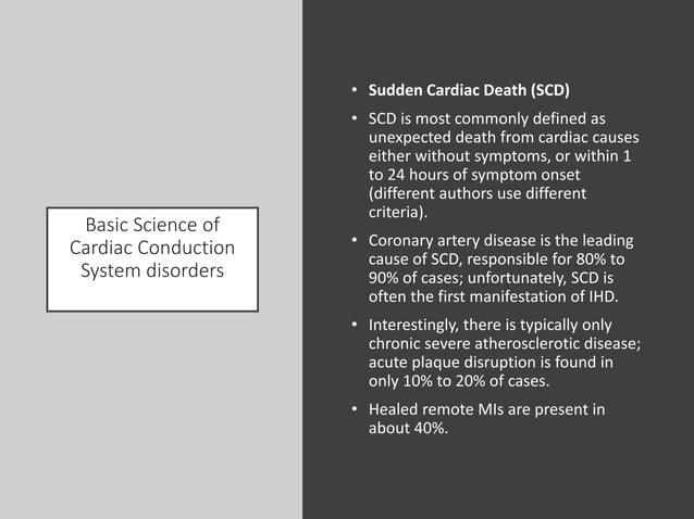 Basic science and forensic pathology aspects of cardiac conduction ...