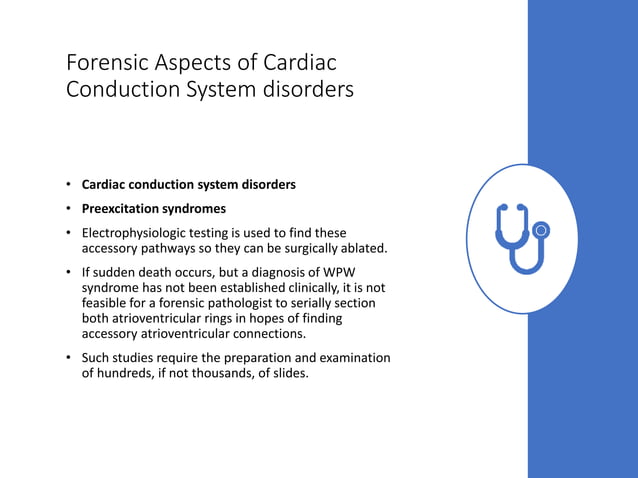 Basic science and forensic pathology aspects of cardiac conduction ...