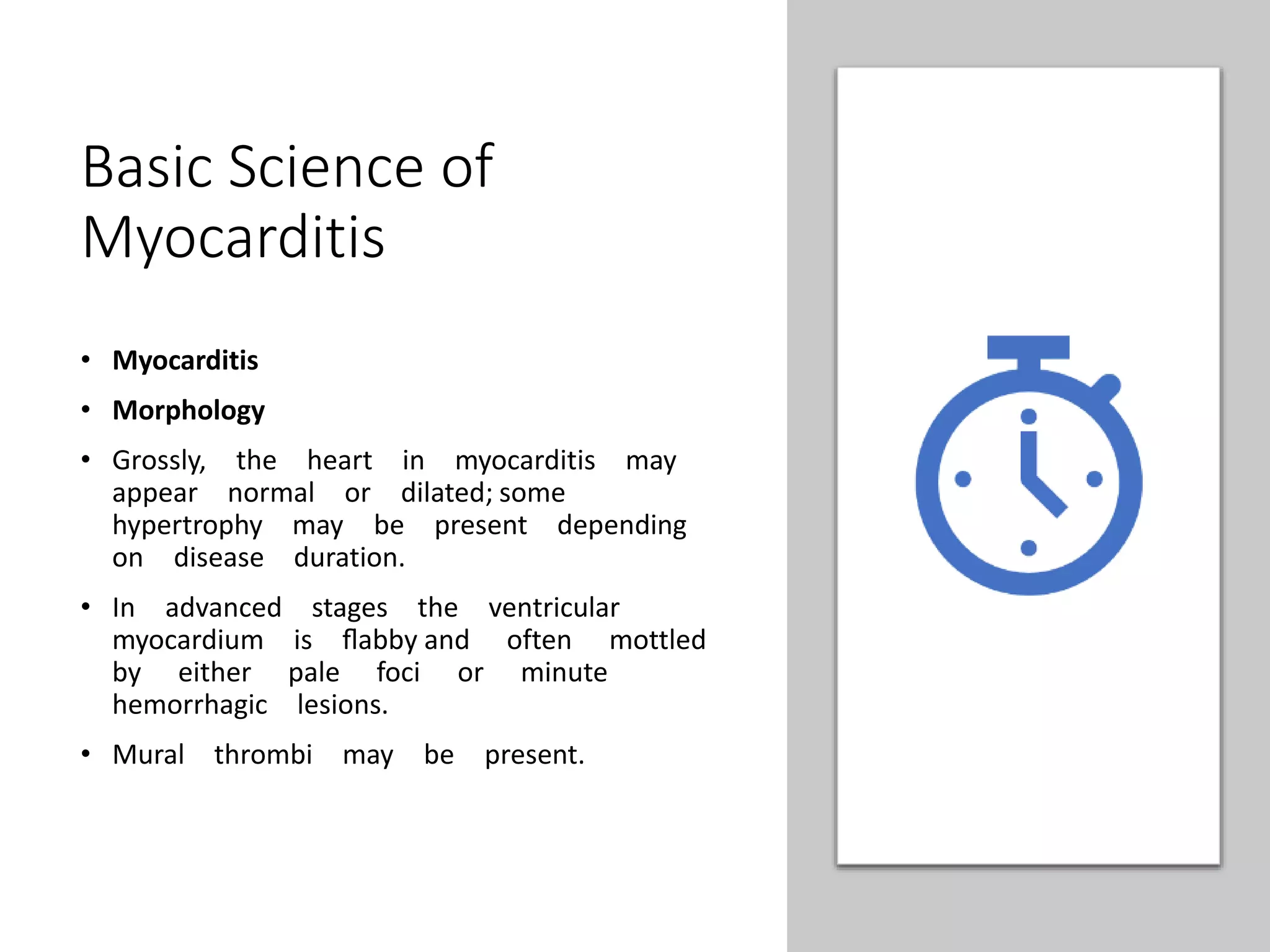 Basic science and forensic pathology aspects of myocarditis | PPTX