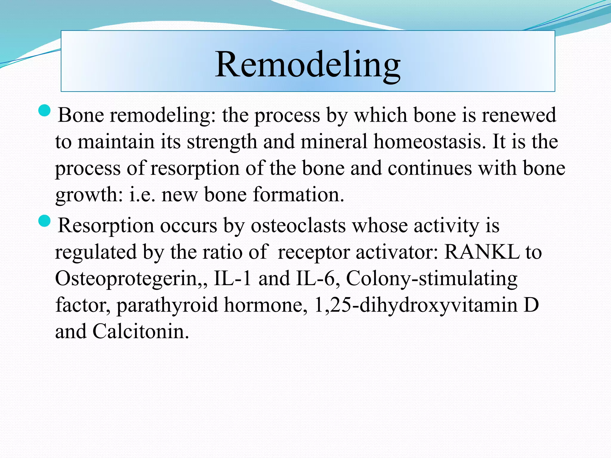 Basic science part I: Bone | PDF