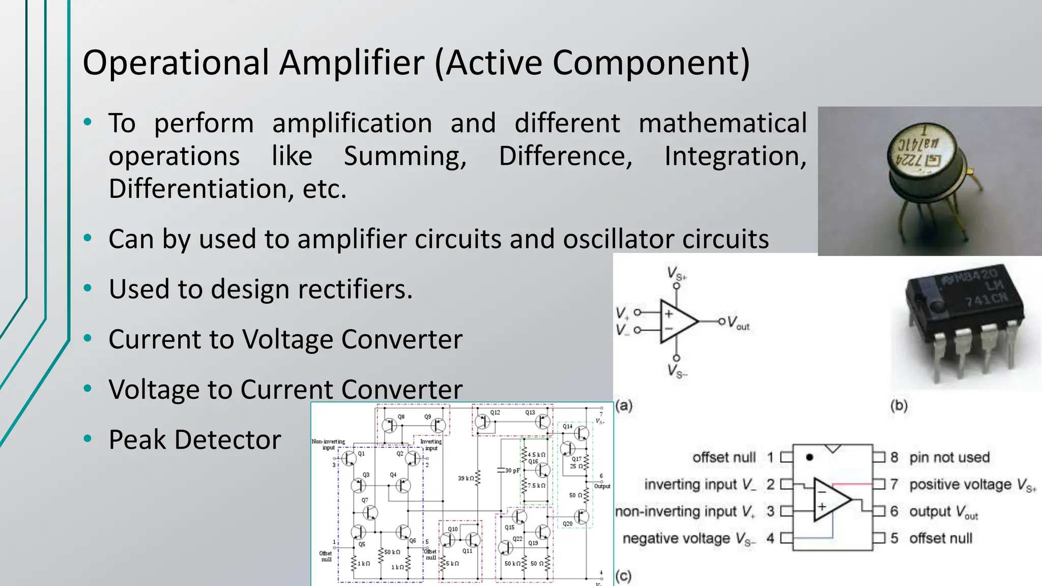 Basic Components of Electrical and Electronics Circuits & Functions ...