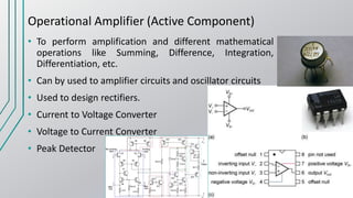 Basic Components of Electrical and Electronics Circuits & Functions ...
