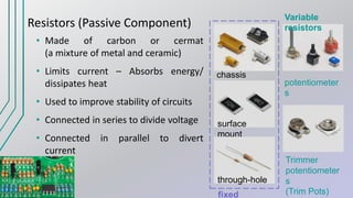Basic Components of Electrical and Electronics Circuits & Functions ...
