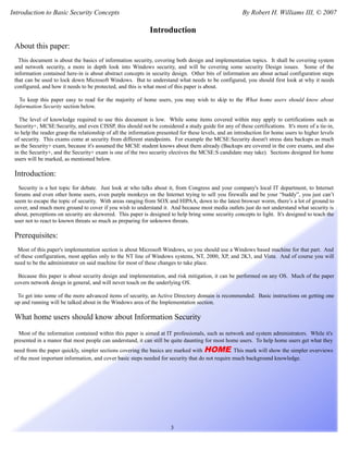 Basic security concepts | PDF