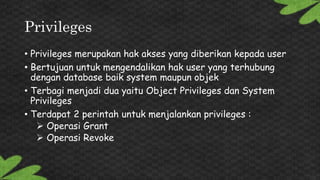 Basic security(oracle) | PPT