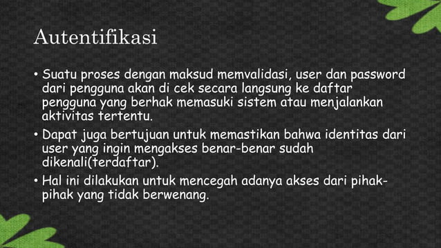 Basic security(oracle) | PPT