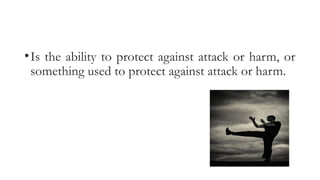 Basic Self Defense for Beginners and Situational Awareness | PPTX