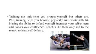 Basic Self Defense for Beginners and Situational Awareness | PPTX