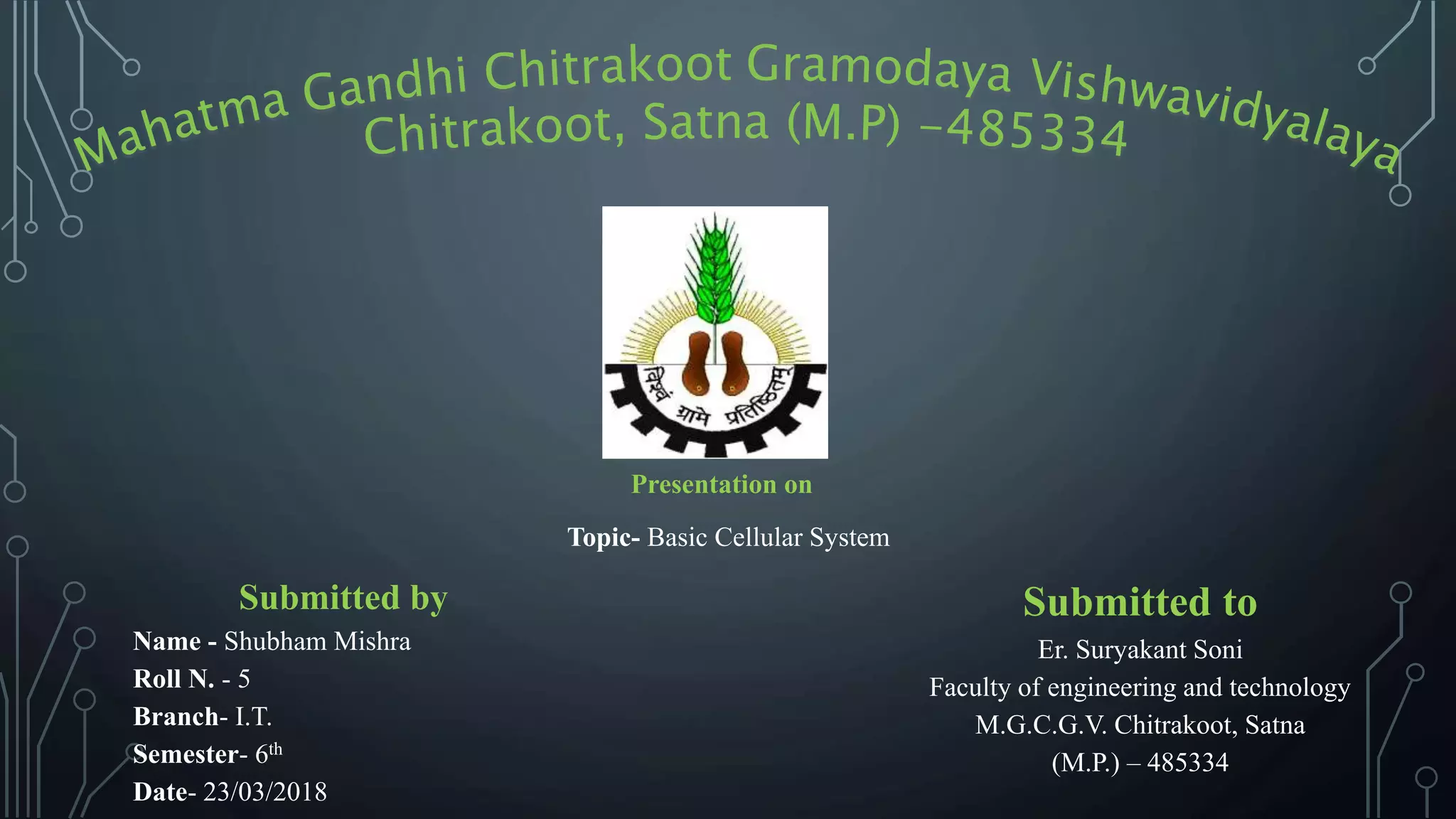 Basic cellular system | PPTX | Computer Networking | Computing