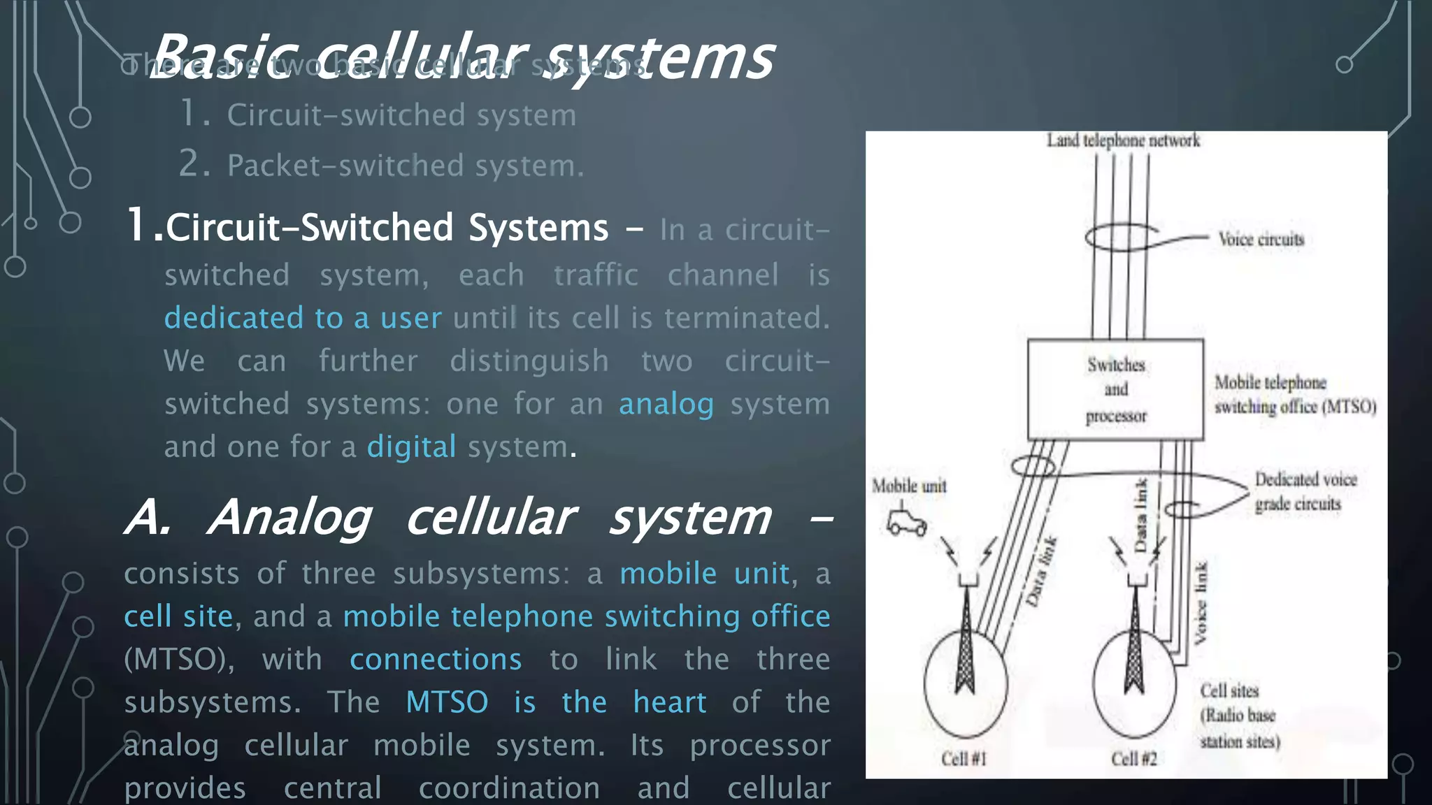 Basic cellular system | PPTX
