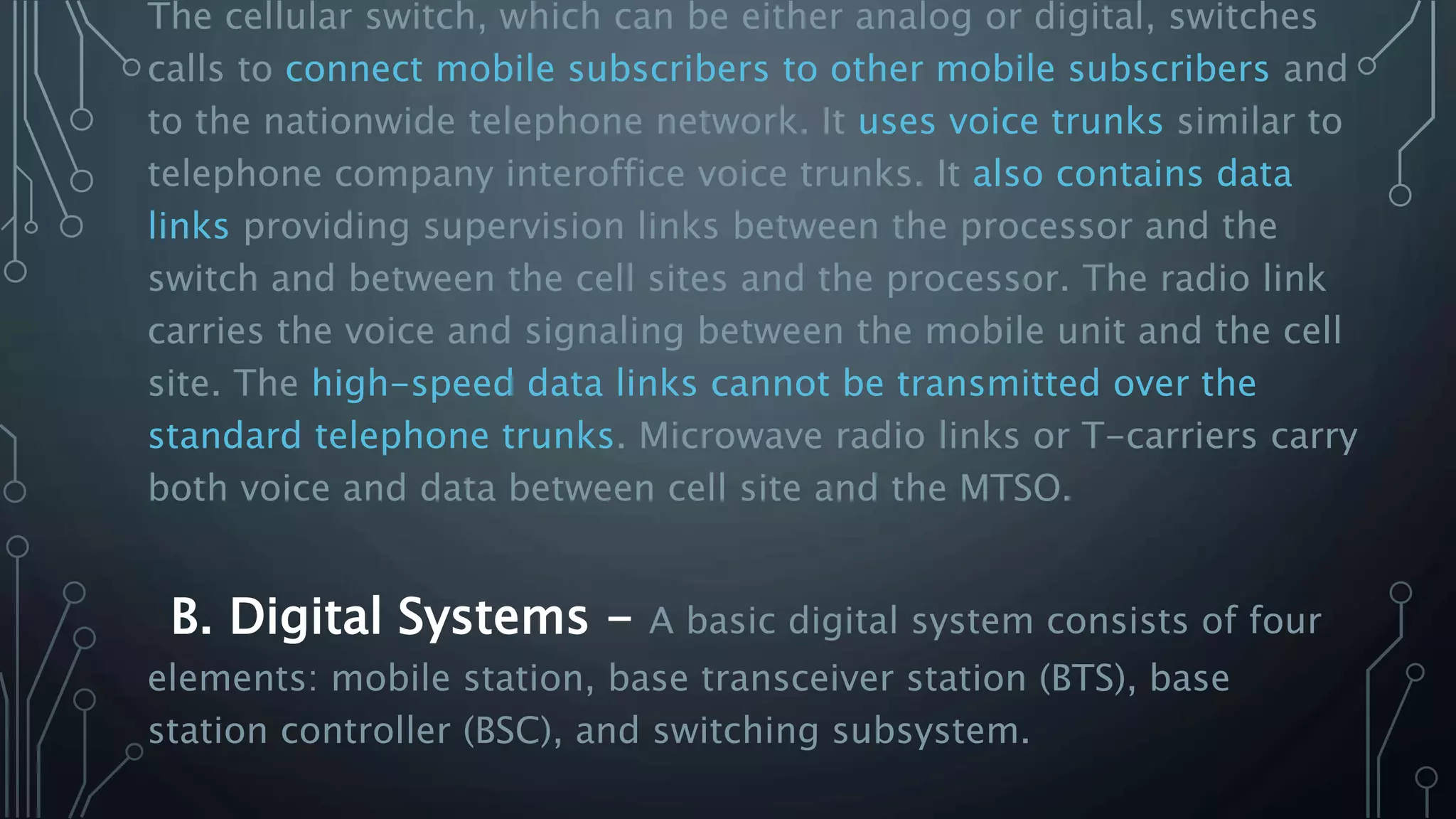 Basic cellular system | PPTX | Computer Networking | Computing