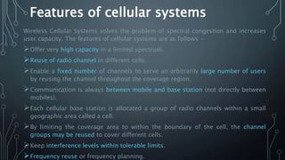 Basic cellular system | PPTX