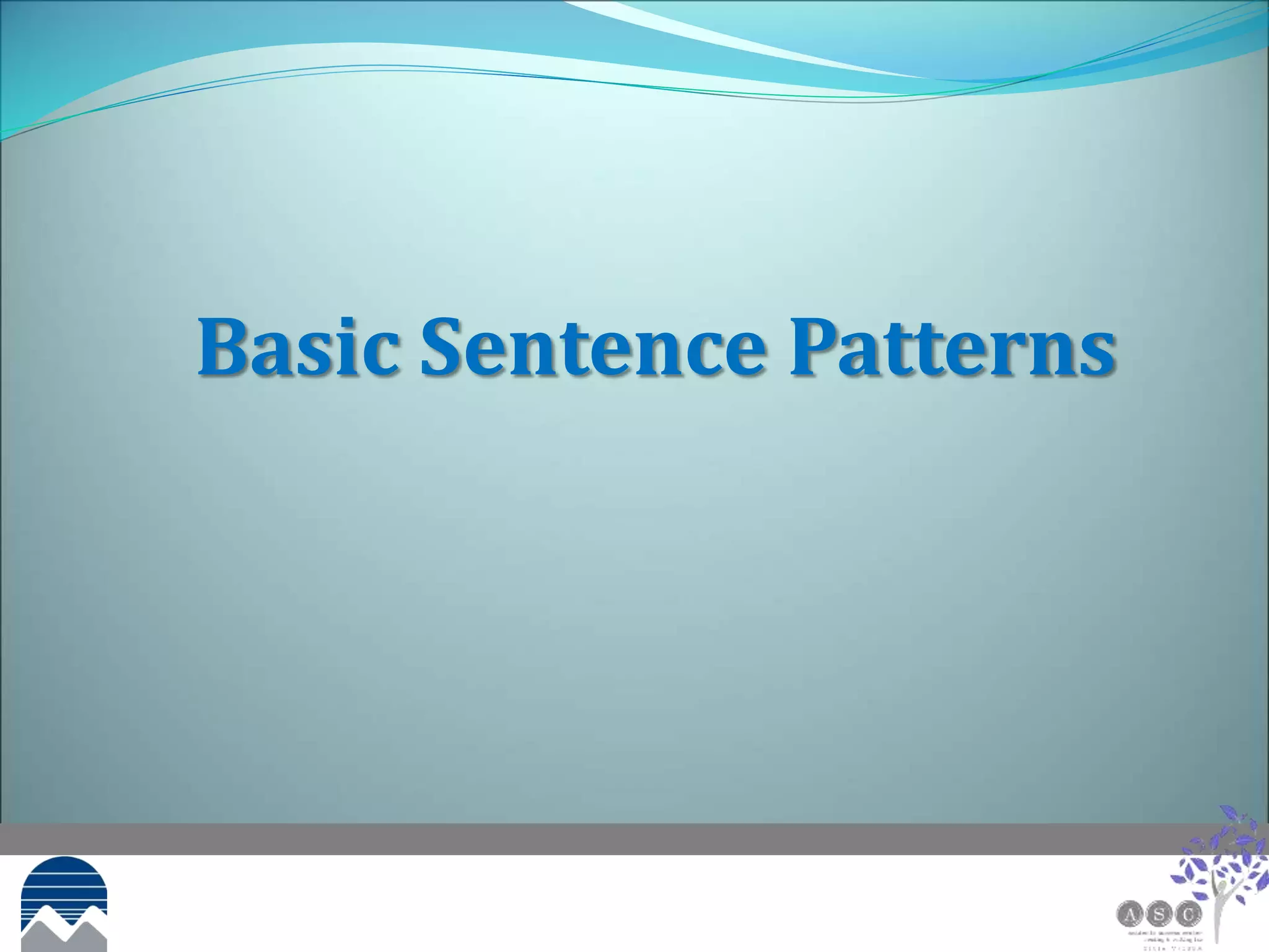 Basic Sentence Pattern.ppt